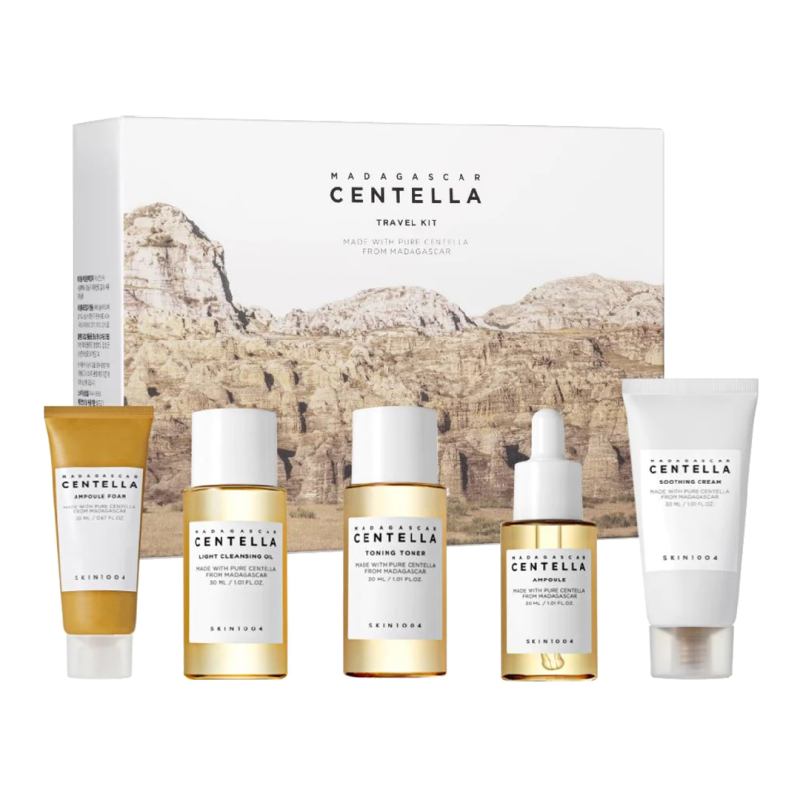 Set Travel Kit Madagascar Centella, 5 produse, Skin1004
