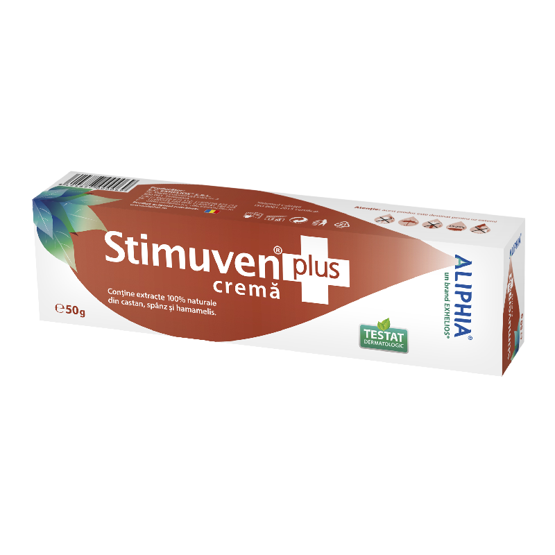 Crema pentru varice Stimuven Plus, 50g, Aliphia
