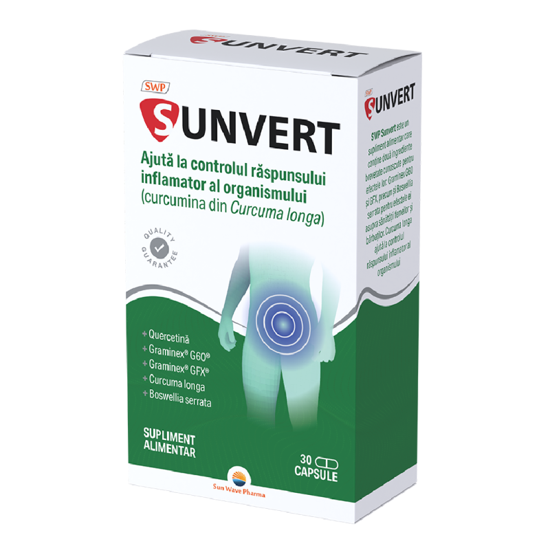 Sunvert, 30 capsule, Sun Wave Pharma - Pret avantajos | Springfarma.com
