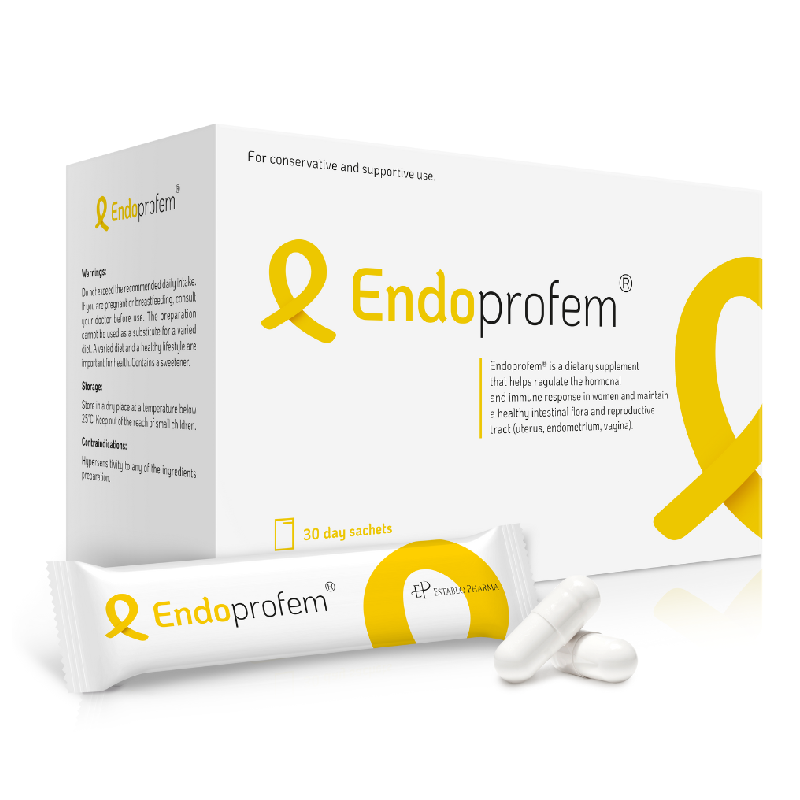 Supliment alimentar EndoProfem, 30 plicuri + 30 capsule, EstabloPharma ...