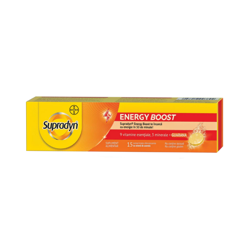 Supradyn Energy Boost, 15 tablete efervescente, Bayer