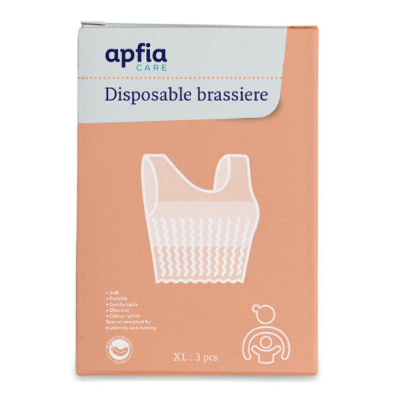 Sutien de unica folosinta, Tip Bustiera, marimea XL, 3 buc, Apfia Care