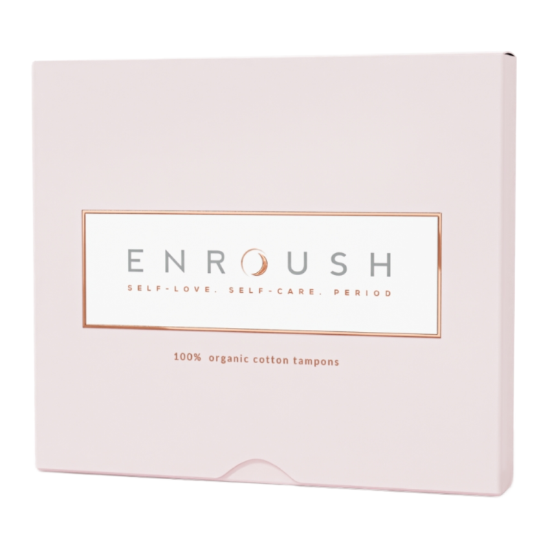 Enroush Tampoane Bumbac Organic Normale, 16 bucati