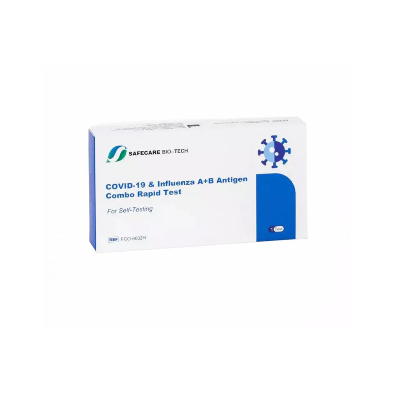 Test rapid combo 3 in 1 Covid19/ Gripa A+B, Safecare, 1 test/cutie