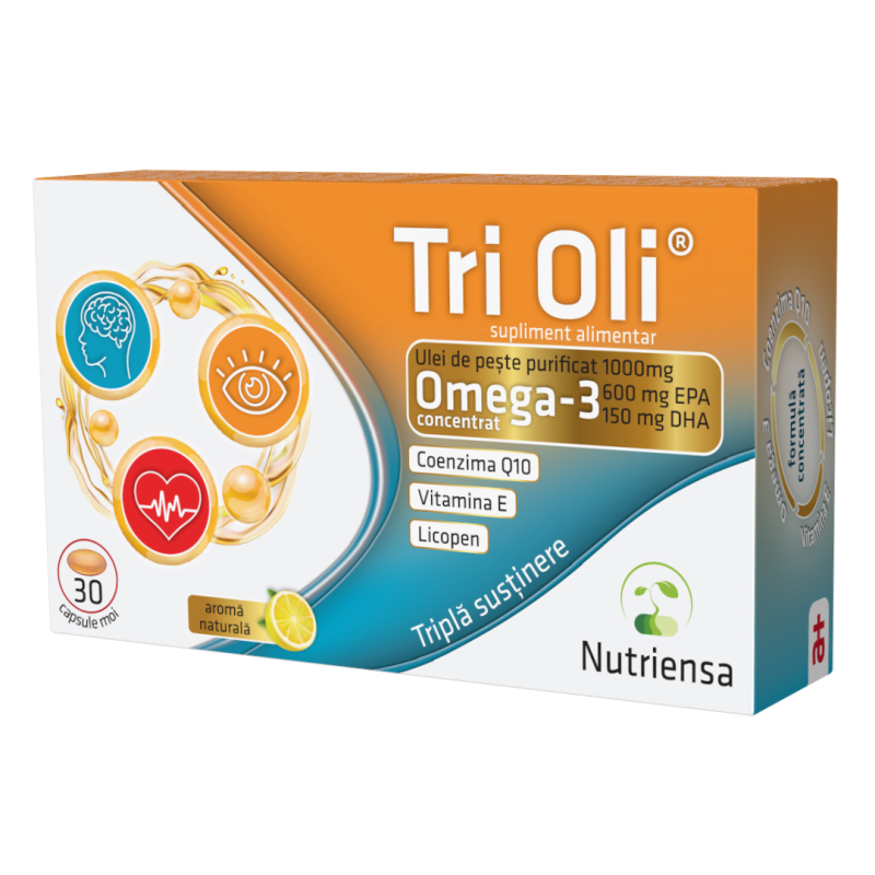 Tri Oli, 30 capsule moi, Antibiotice Sa