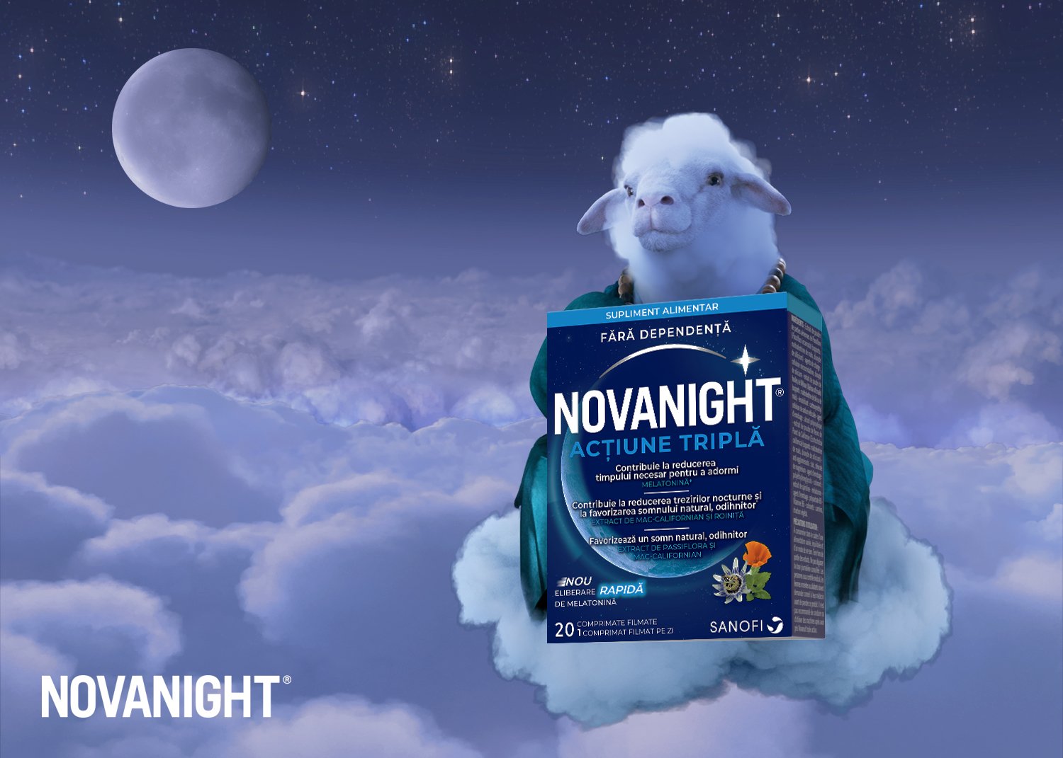 Novanight, 20 comprimate filmate