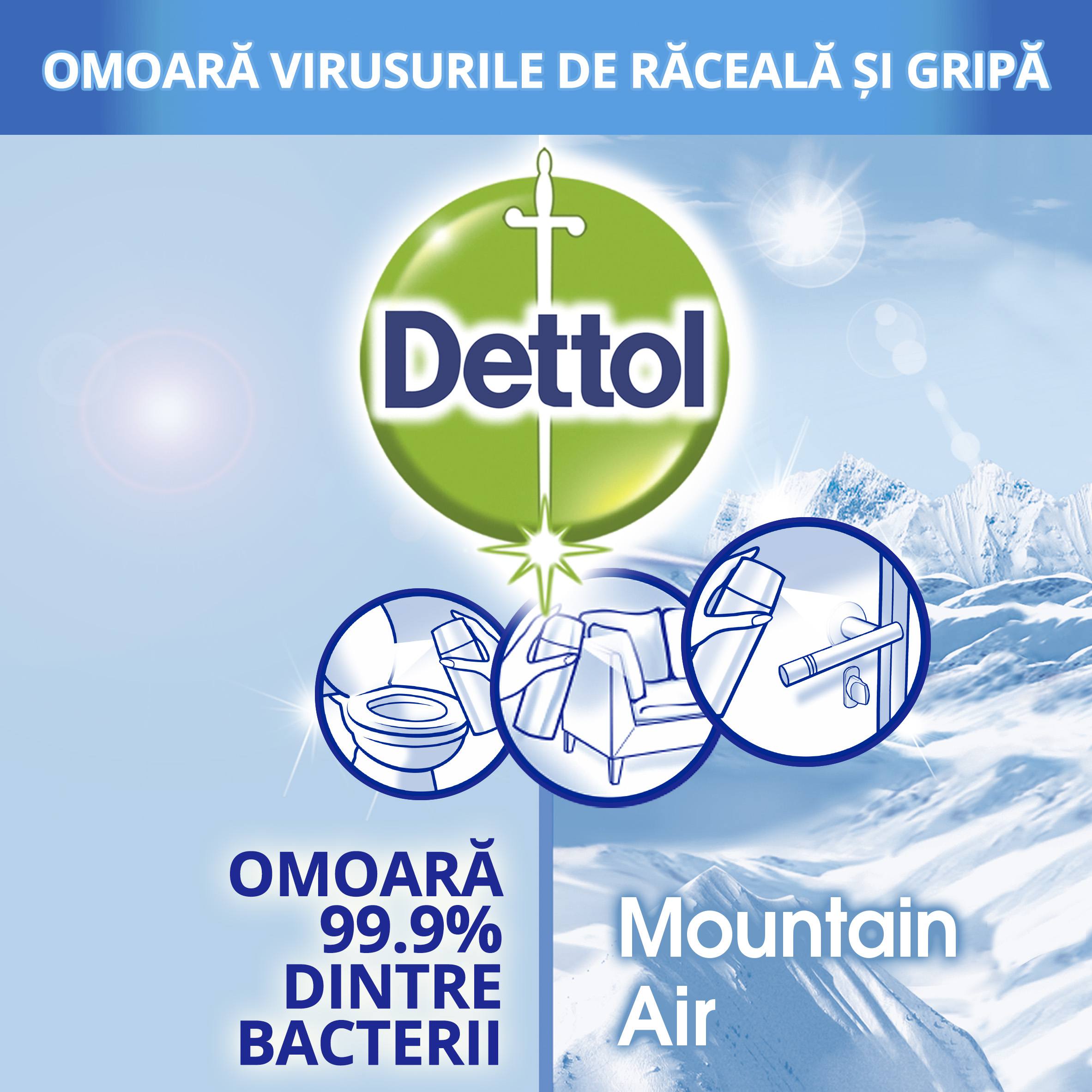 Dettol Spray dezinfectant suprafete Crisp Linen, 400ml