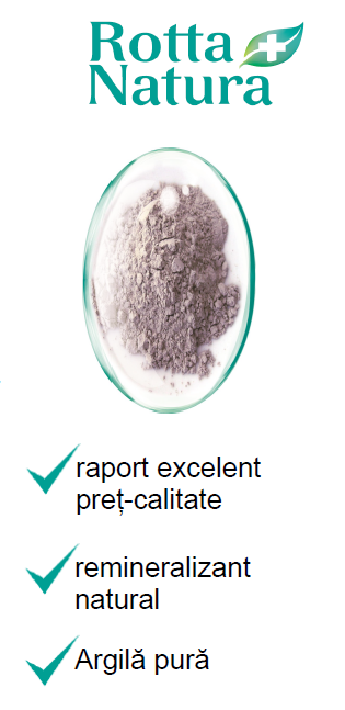 Argila 700 mg, 30 capsule, Rotta Natura