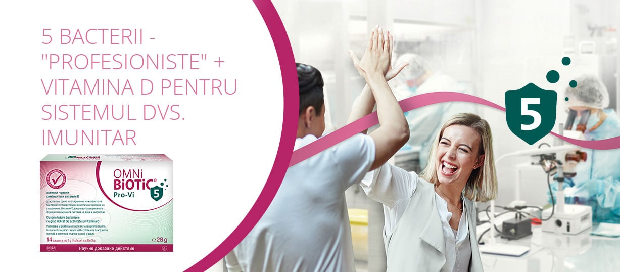 Omni Biotic Pro-Vi 5, 14 plicuri, Institut AllergoSan