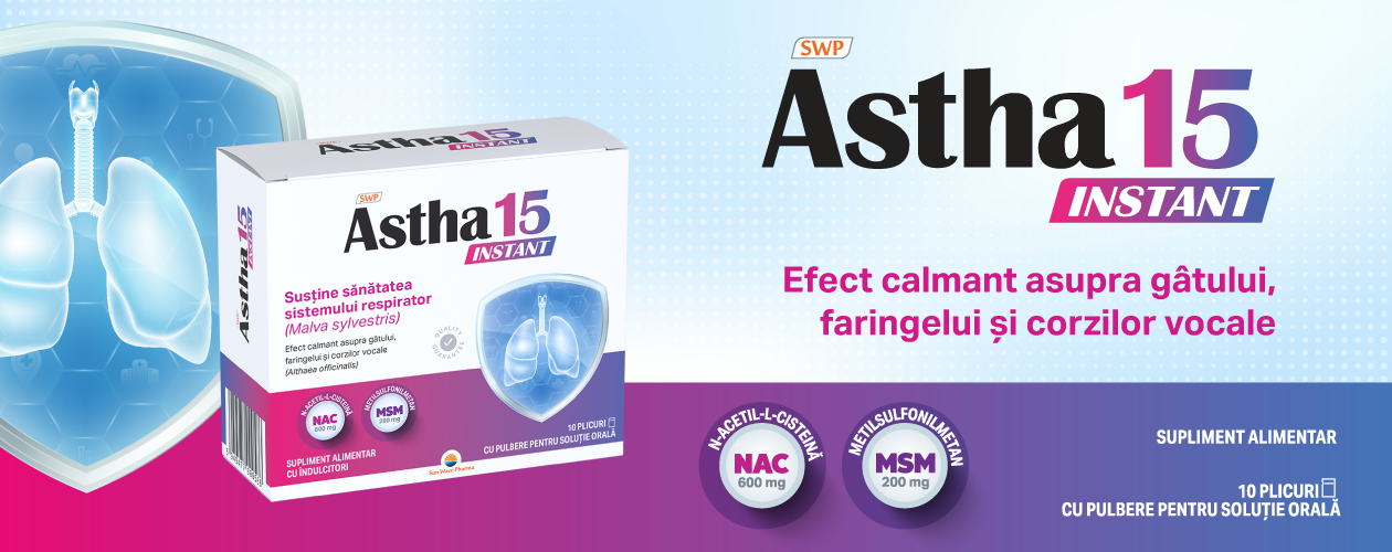 Astha 15 Instant, 10 plicuri, Sun Wave Pharma