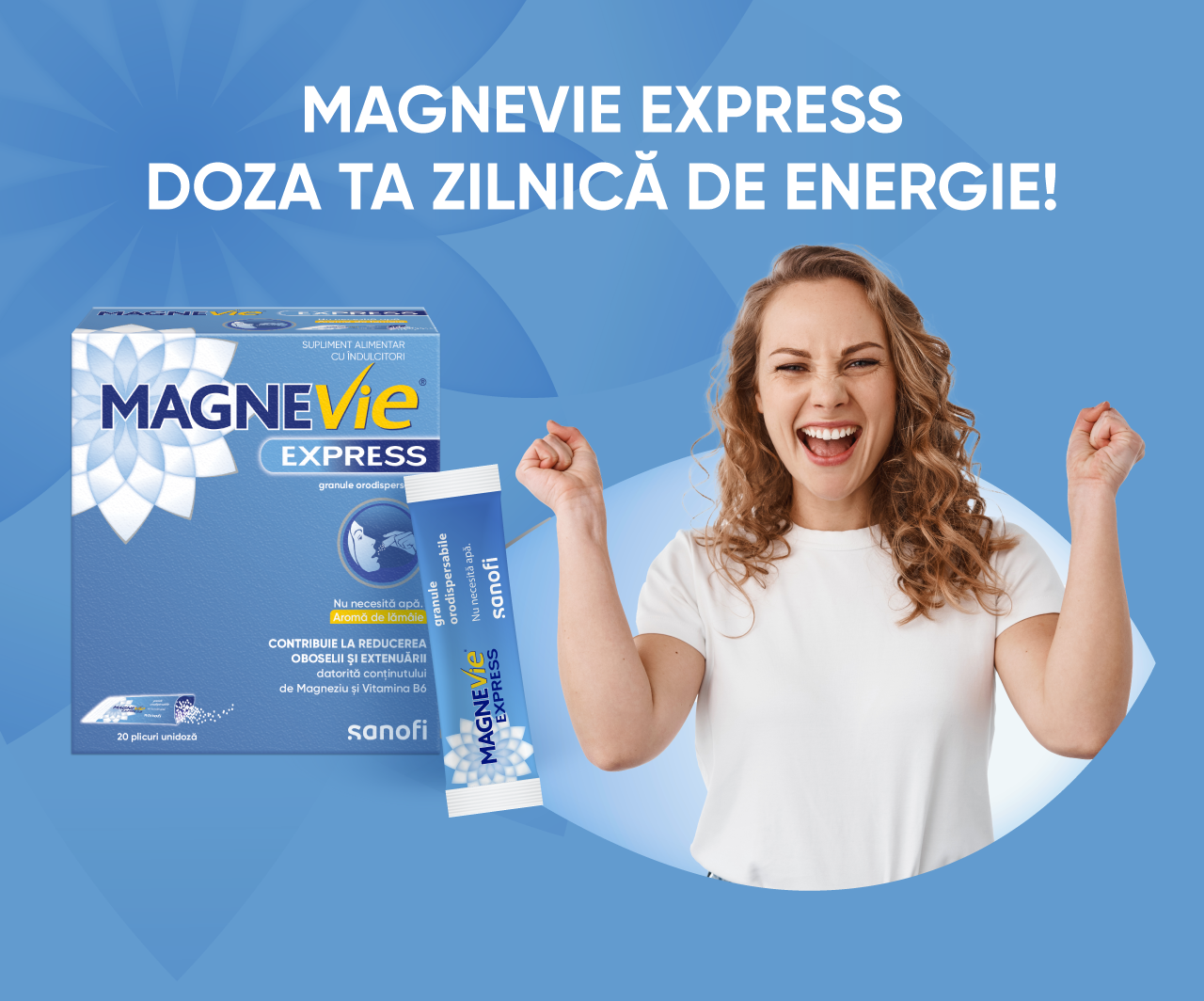 MagneVie Express, 20 plicuri, Sanofi - Pret bun | Springfarma.com