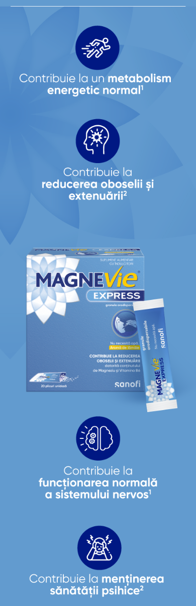 MagneVie Express, 20 plicuri, Sanofi - Pret bun | Springfarma.com