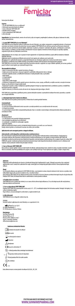 Femiclar, 6 unidoze, Sun Wave Pharma